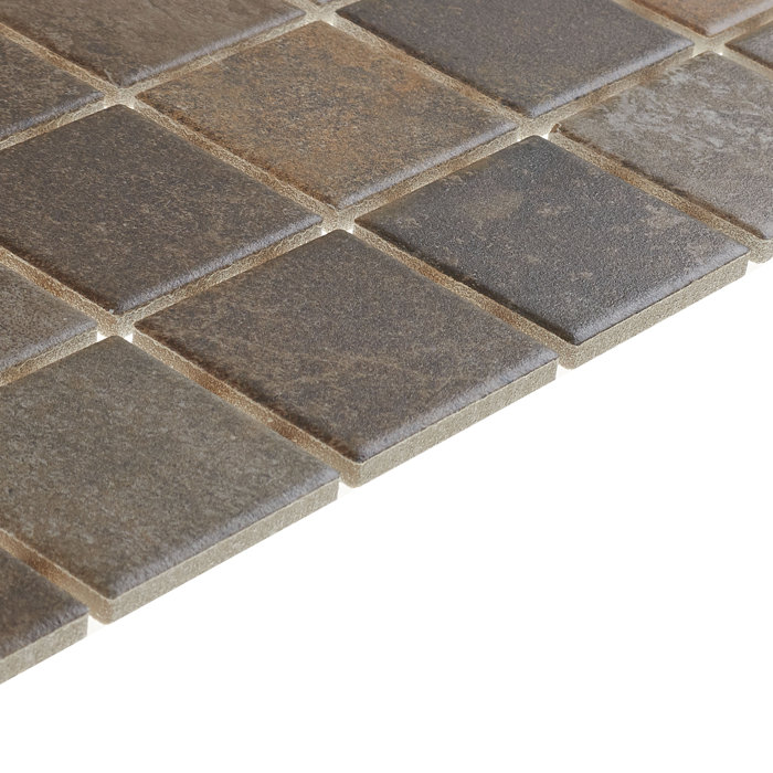 Daltile Slate Attaché 2" x 2" Porcelain Mosaic Wall & Floor Tile ...