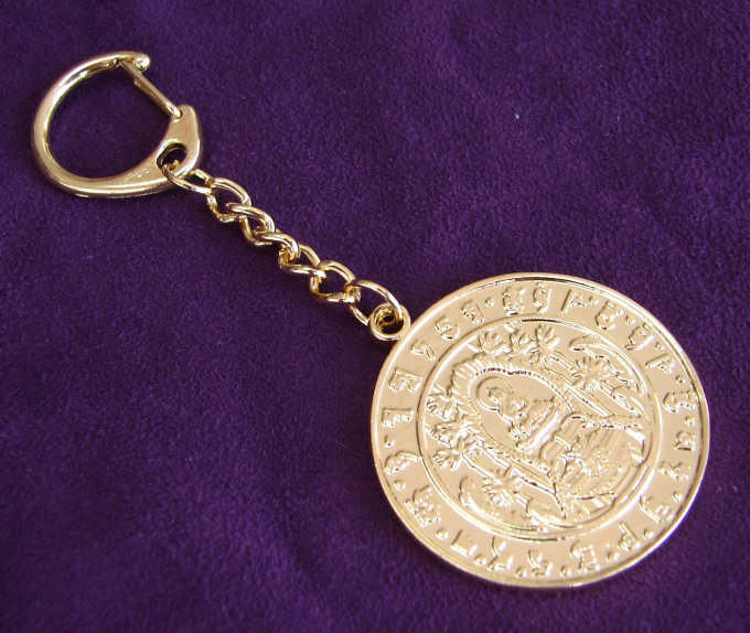 Feng Shui Import Amitayus Buddha Healing Amulet Key Chain | Wayfair