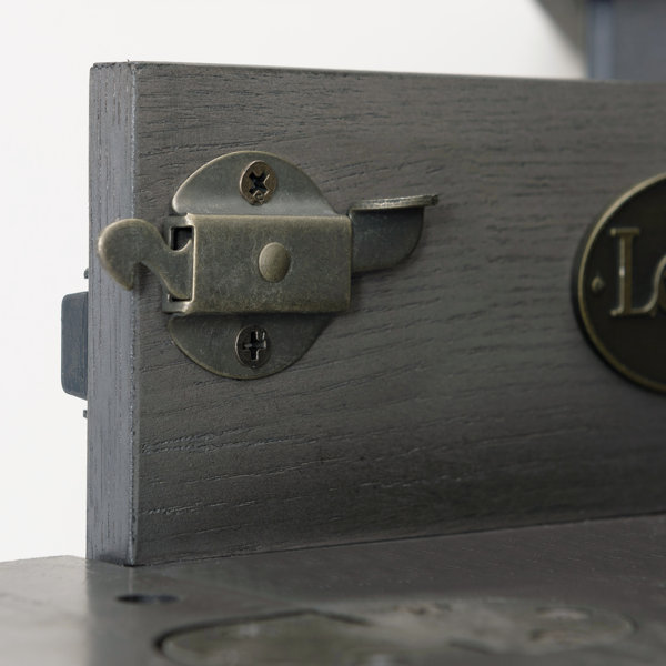 Charlton Home® Solid + Manufactured Wood Chisel and Forge Corner ...