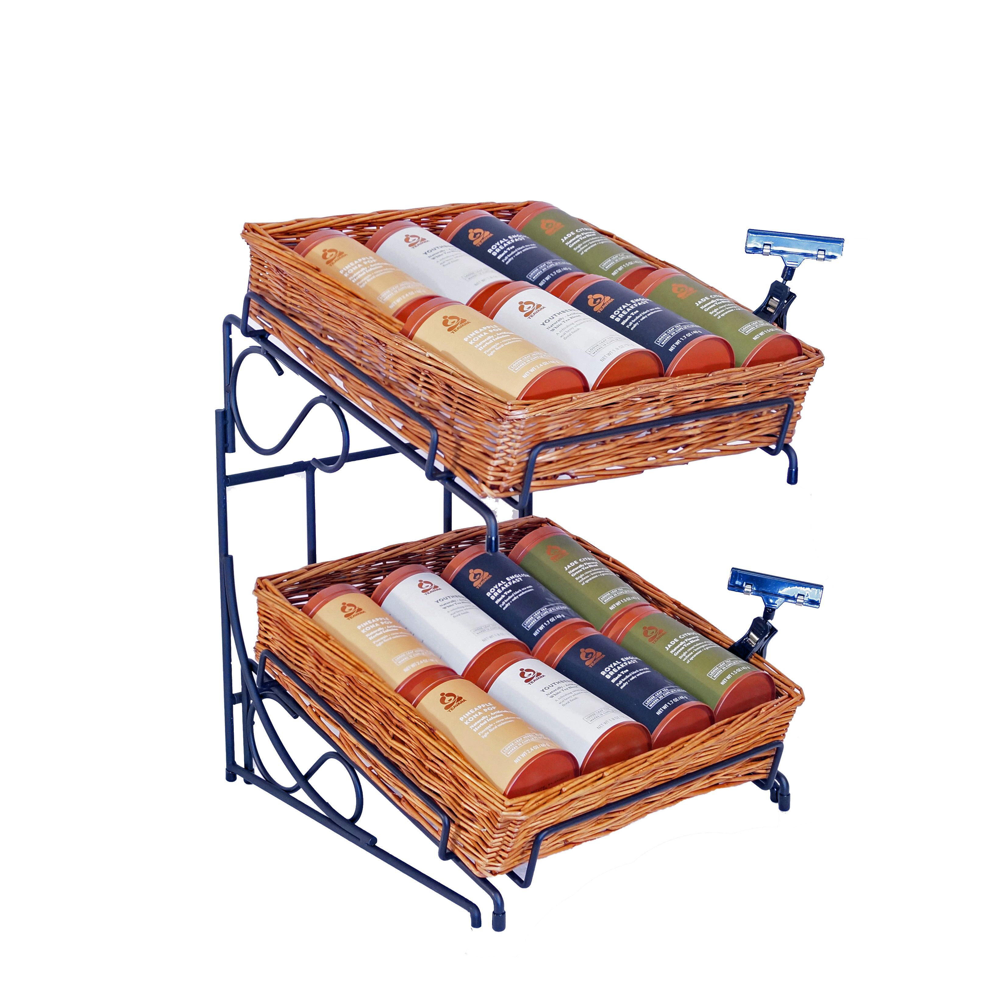 Mobile Merchandisers Wicker/Rattan Basket | Wayfair