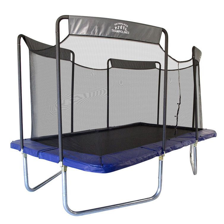 Skywalker Trampolines 17' Rectangle Backyard Trampoline with Safety ...