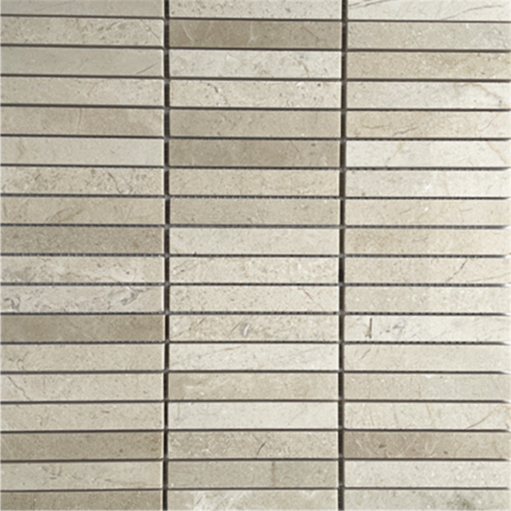 Marble Online 12" x 12" Marble Mosaic Sheet Subway Wall & Floor Tile ...