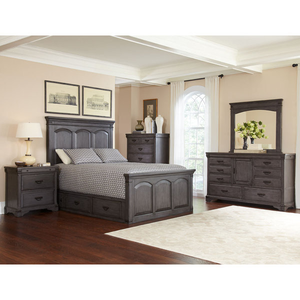 Gracie Oaks Madeley Solid Wood Storage Bed | Wayfair