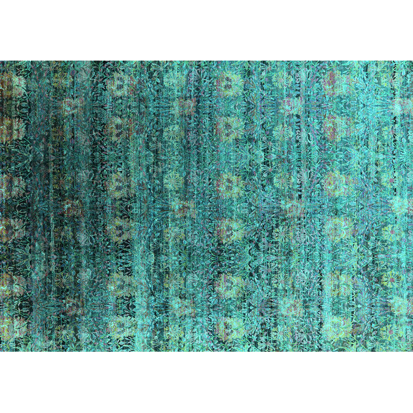 Alcott Hill® Cadey Blue/Teal Rug | Wayfair