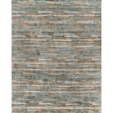 Loloi Rugs Handmade Hand-Knotted Light Blue Rug | Wayfair