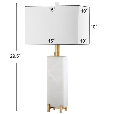 Joss & Main Weldon Alabaster Table Lamp & Reviews | Wayfair