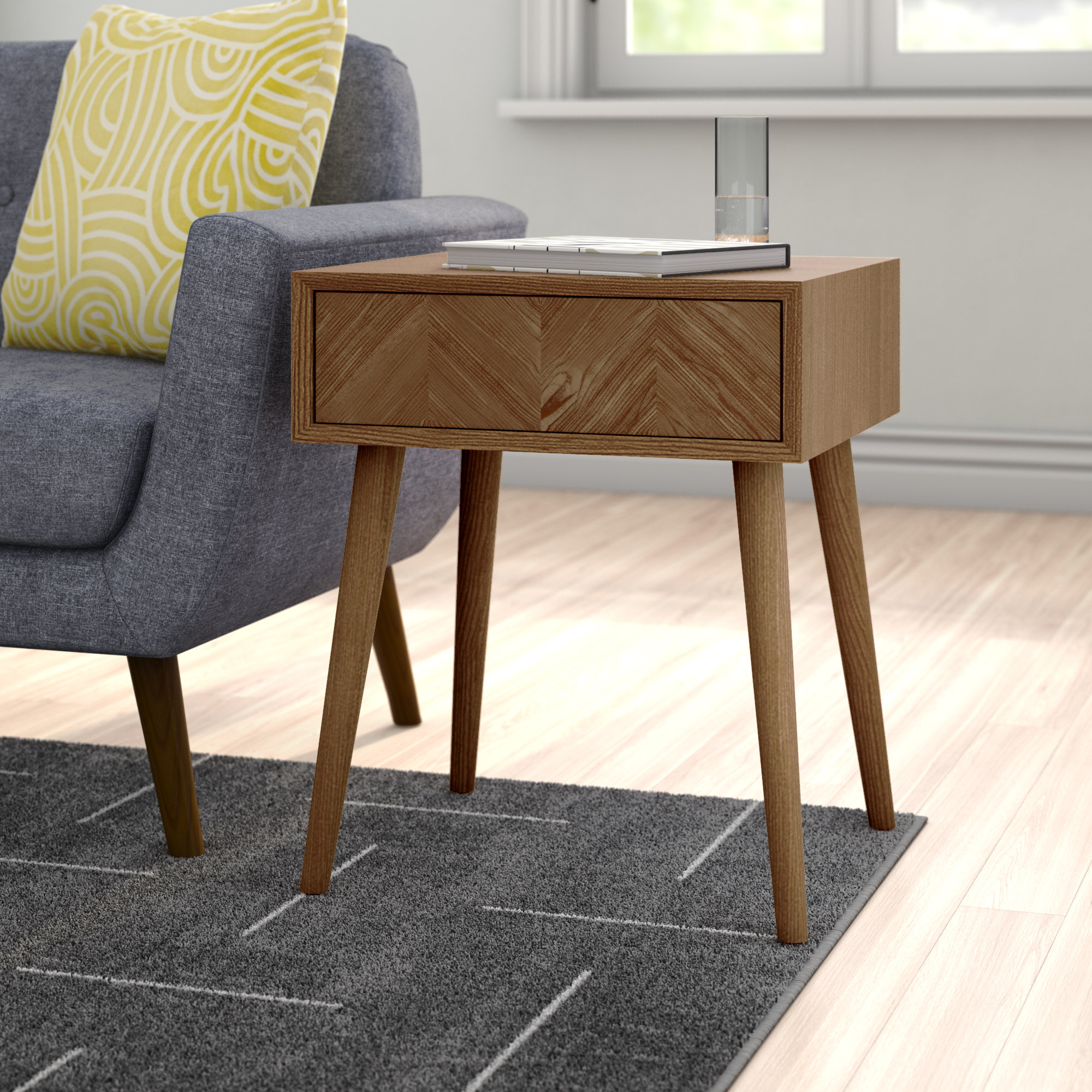 Hykkon Chrisley Side Table with Storage & Reviews | Wayfair.co.uk