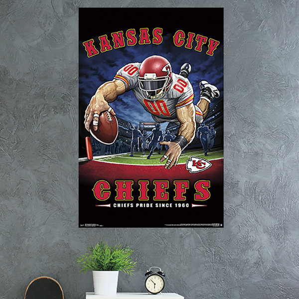 Trends International Kansas City Chiefs - End Zone Paper Print | Wayfair