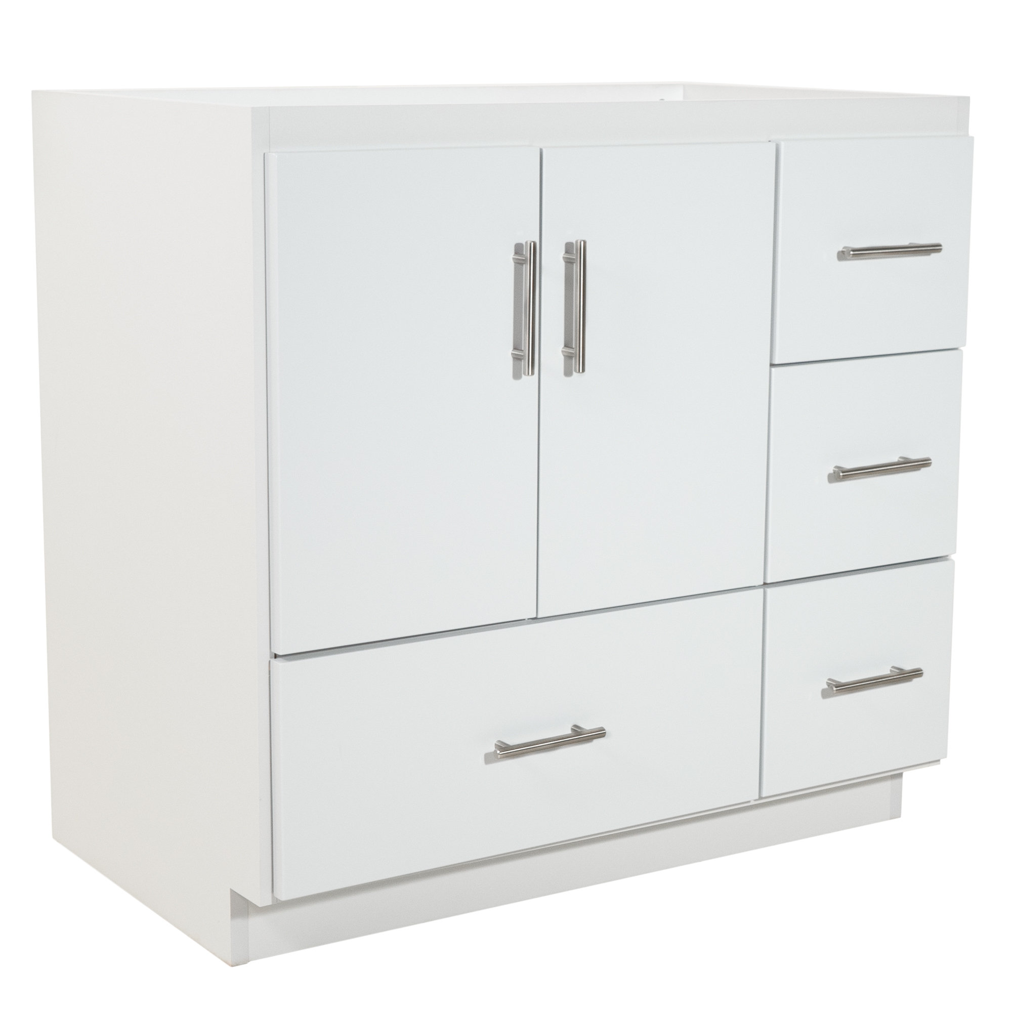 Strasser Woodenworks Simplicity 36" Single Bathroom Vanity Base only ...