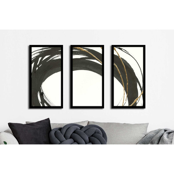 Gilded-enso-acrylic | Wayfair