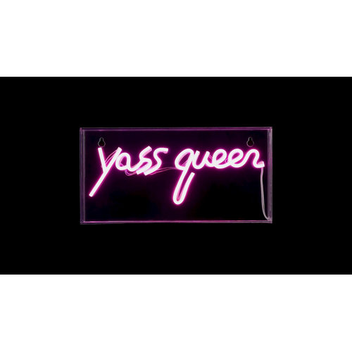 Trinx Yass Queen 5.9" LED Neon Sign & Reviews | Wayfair