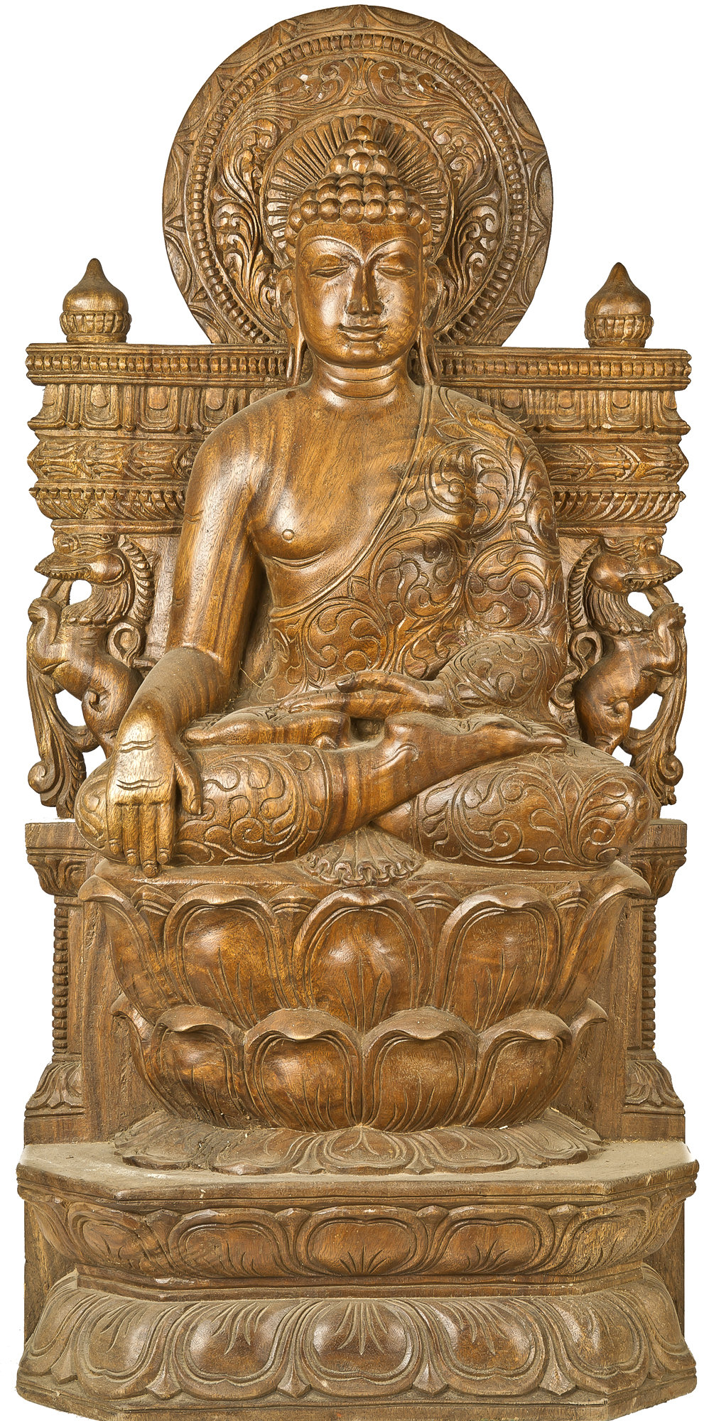 Exotic India Lord Buddha In Bhumisparsha Mudra | Wayfair