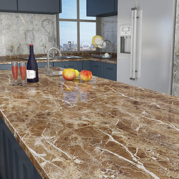 Mercer41 197 X 36 Inch Contact Paper For Countertops Peel And Stick ...