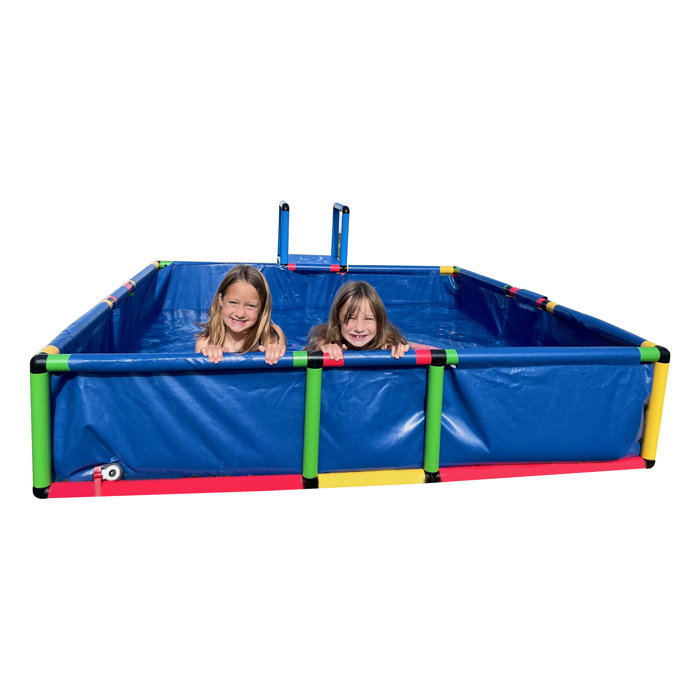 Funphix Build and Splash Buildable Swimming Pool - Outdoor Building Toy ...