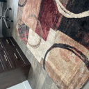 Lark Manor Geovany Abstract Brown/Black/Beige Area Rug & Reviews | Wayfair