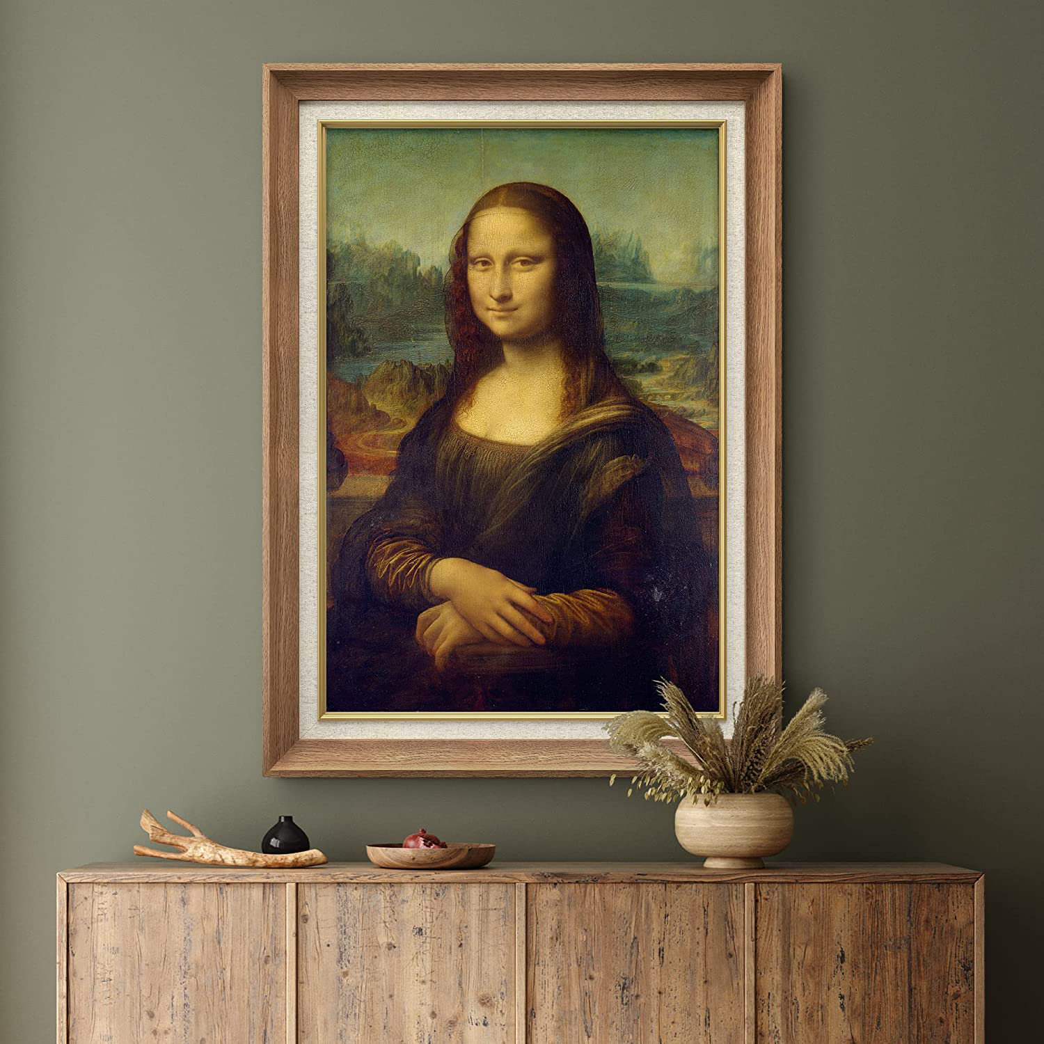 SIGNLEADER The Mona Lisa by Leonardo Da Vinci - Single Picture Frame ...
