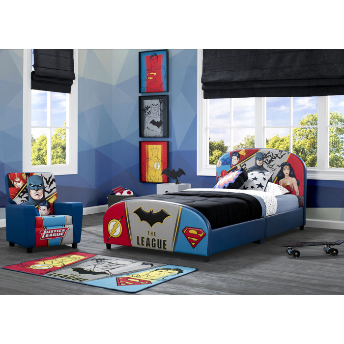 Delta Children DC Comics Justice League Twin Platform Bed & Reviews ...