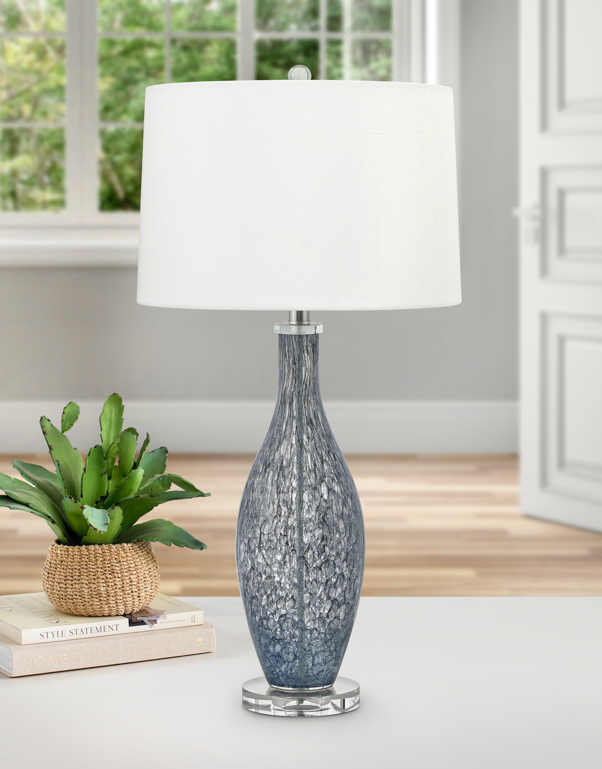 Medallion Lighting Mirandola Glass Table Lamp & Reviews | Wayfair