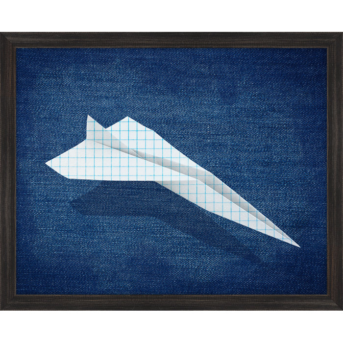 Melissa Van Hise Paper Airplane - Picture Frame Graphic Art | Wayfair
