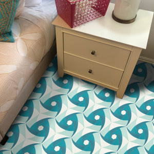 Moroccan Mosaic Tile House Menara 8" x 9" Cement Patterned Wall & Floor ...