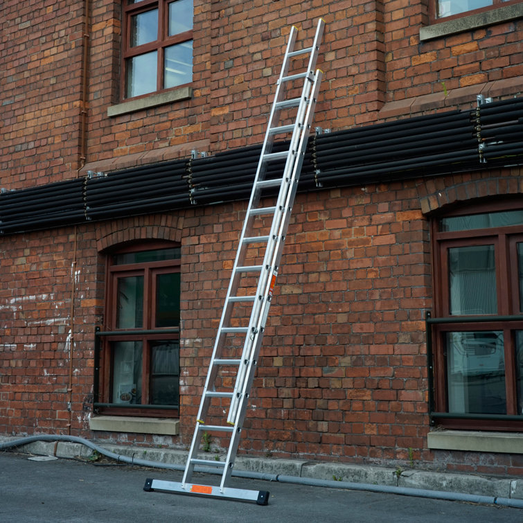 WFX Utility 6M Aluminium Lightweight Folding Extension Ladder | Wayfair ...