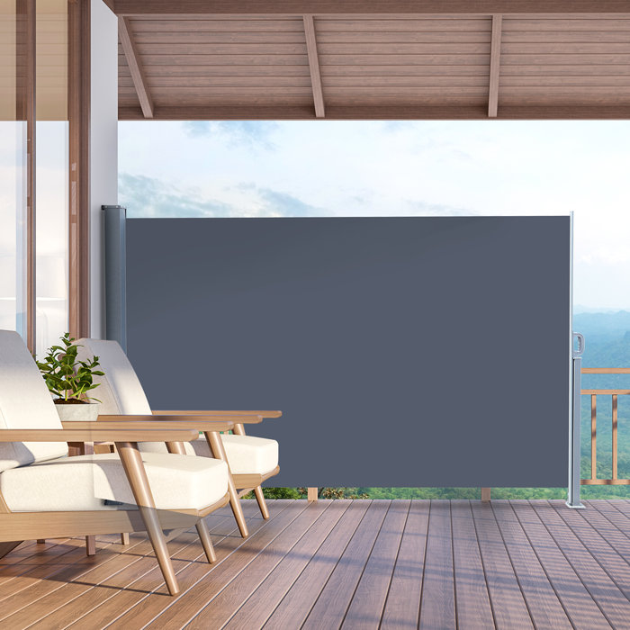 Ktaxon Retractable Side Awning Composite Privacy Screen & Reviews | Wayfair