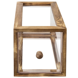 MyGift Wood Frame Clear Bread Loaf Storage Box & Reviews | Wayfair