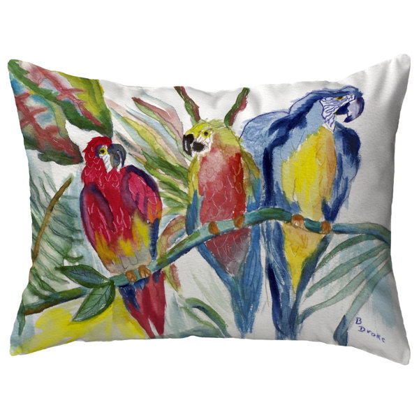 Parrot-outdoor-pillow | Wayfair