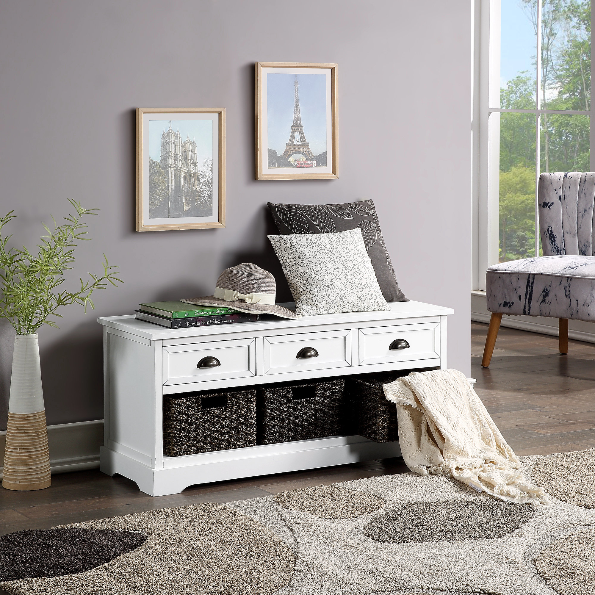 Gracie Oaks Taylor-Rose Storage Bench | Wayfair