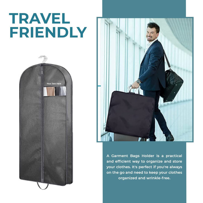 Rebrilliant Lindora Moth Proof Garment Bag | Wayfair