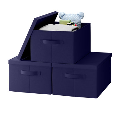Rebrilliant Foldable Collapsible Fabric Box & Reviews | Wayfair