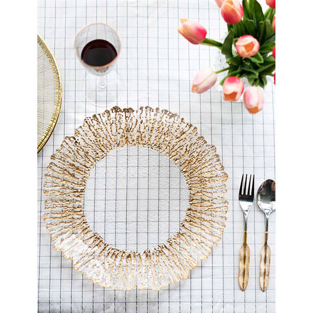 Jeco Inc. Melitene Glass Decorative Plate | Wayfair