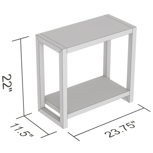 Latitude Run® Darianna 22.05'' Tall Sled End Table | Wayfair