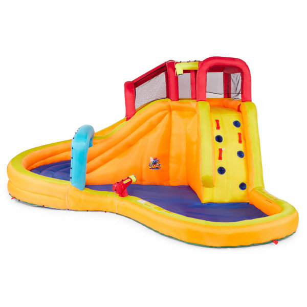 Banzai Kids Inflatable Outdoor Lazy River Adventure Water Park Slide ...