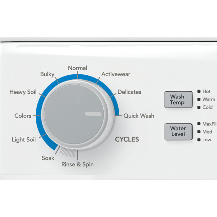 Frigidaire Laundry Center with 3.9 Cubic Feet Top Load Washer Washer ...