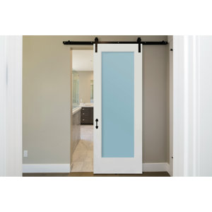 StileDoors Satin Etch Glass One Lite Slab Door & Reviews | Wayfair