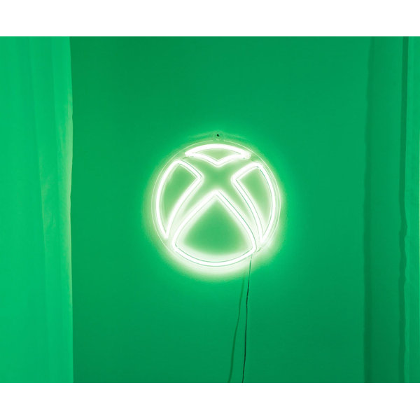 Ukonic Xbox Logo Led White Neon Wall Light Sign | 10 Inches Tall | Wayfair