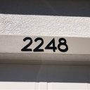 Montague Metal Products 6'' H Metal Floating Mount House Number ...