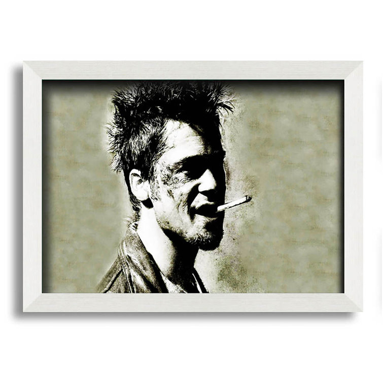 Marlow Home Co. Tyler Durden Brad Pitt - Single Picture Frame Art ...