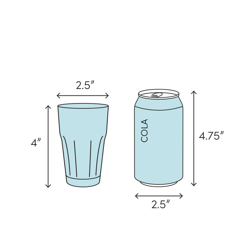 Borosil US Vision Deco 10 oz. Drinking Glass & Reviews | Wayfair