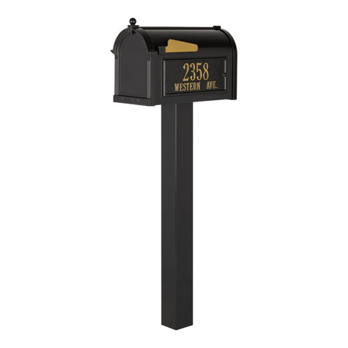 Whitehall Products Premium Package Post Mounted Mailbox & Reviews | Wayfair