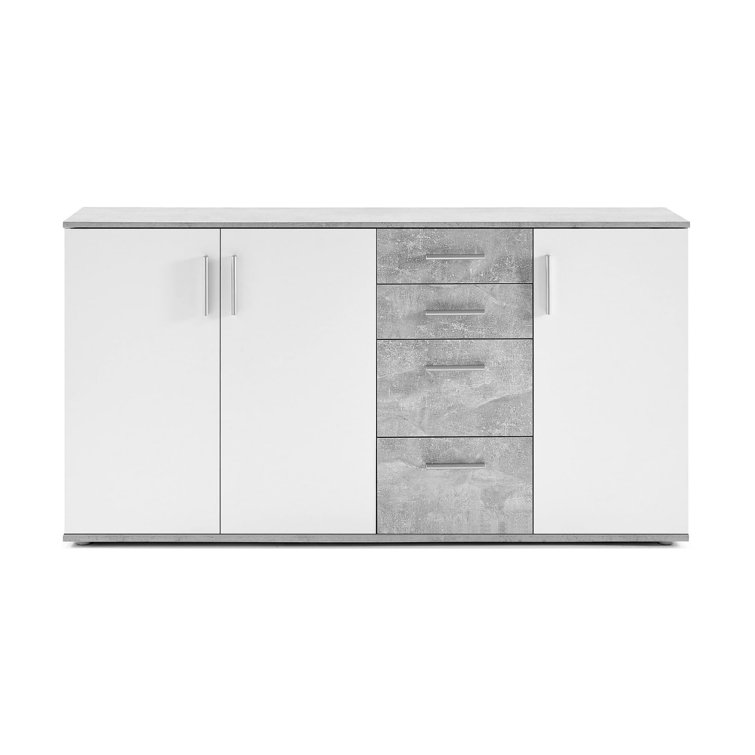 17 Stories Abiud 160Cm Wide 4 Drawer Sideboard | Wayfair.co.uk