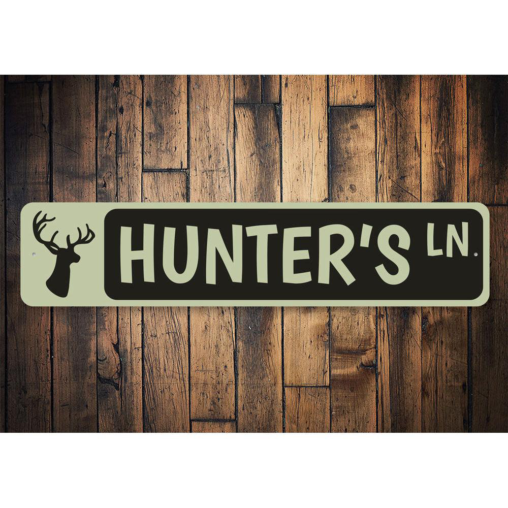 Lizton Sign Shop, Inc Hunter's Lane Custom Aluminum Sign | Wayfair
