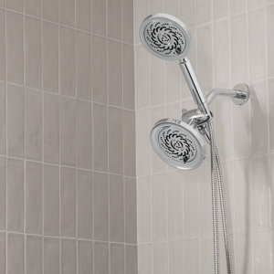 Speakman Neo Exhilaration 5-Setting Low Flow Massage/Jet Dual Shower ...