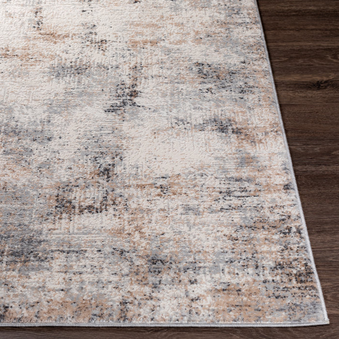 Steelside™ Romano Beige/Gray Rug & Reviews | Wayfair