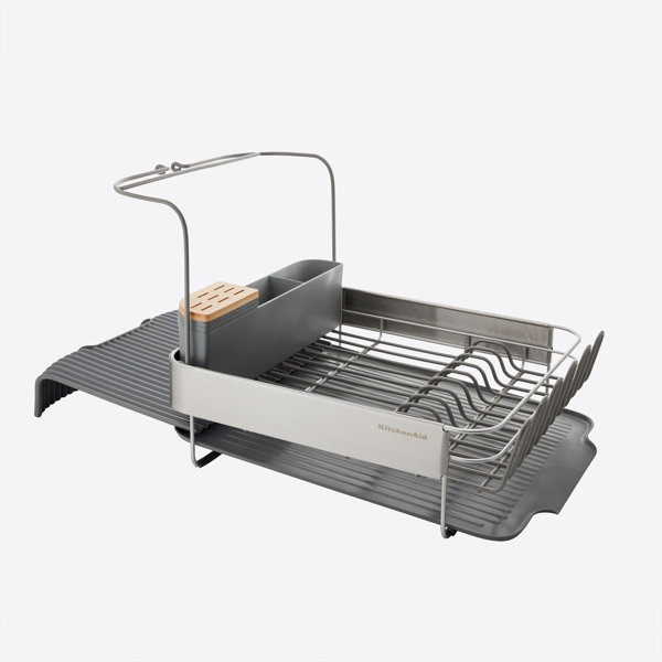 KitchenAid Full Size Expandable Dish-Drying Rack & Reviews | Wayfair