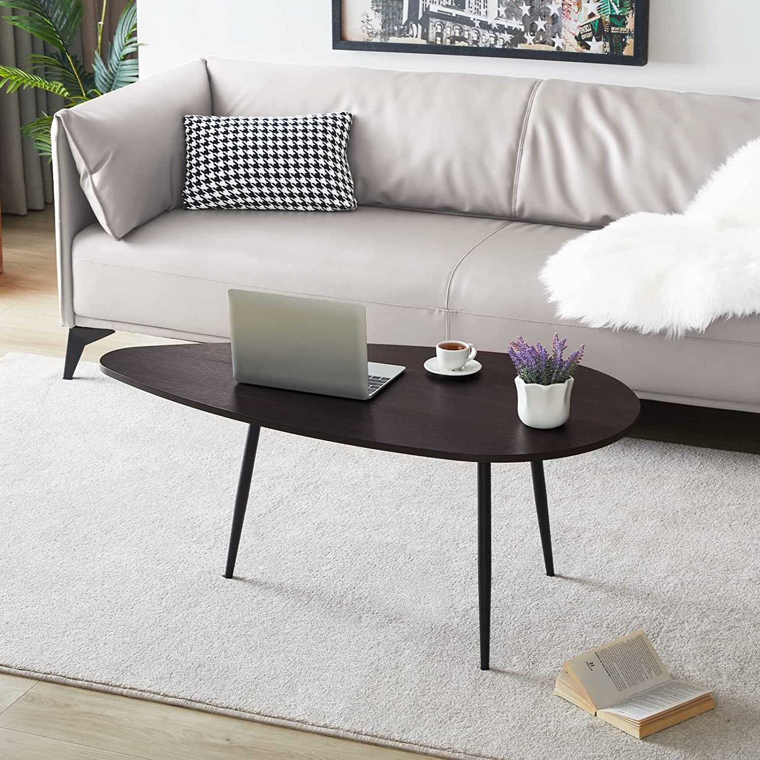 George Oliver Esmerie 3 Legs Coffee Table | Wayfair