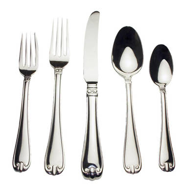 David Shaw Silverware Stainless Steel Flatware Set - Service for 4 ...
