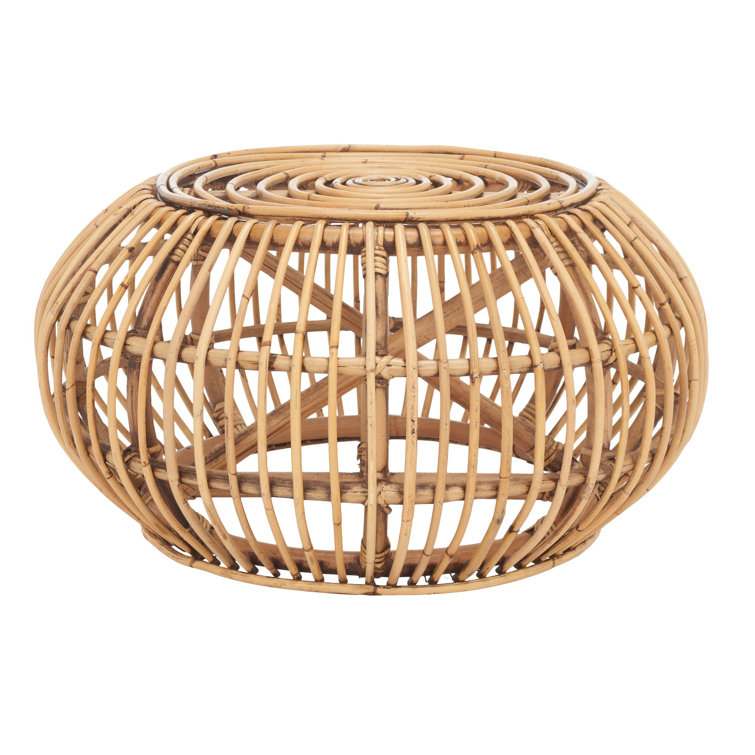 Birch Lane™ Rattan Ottoman | Wayfair