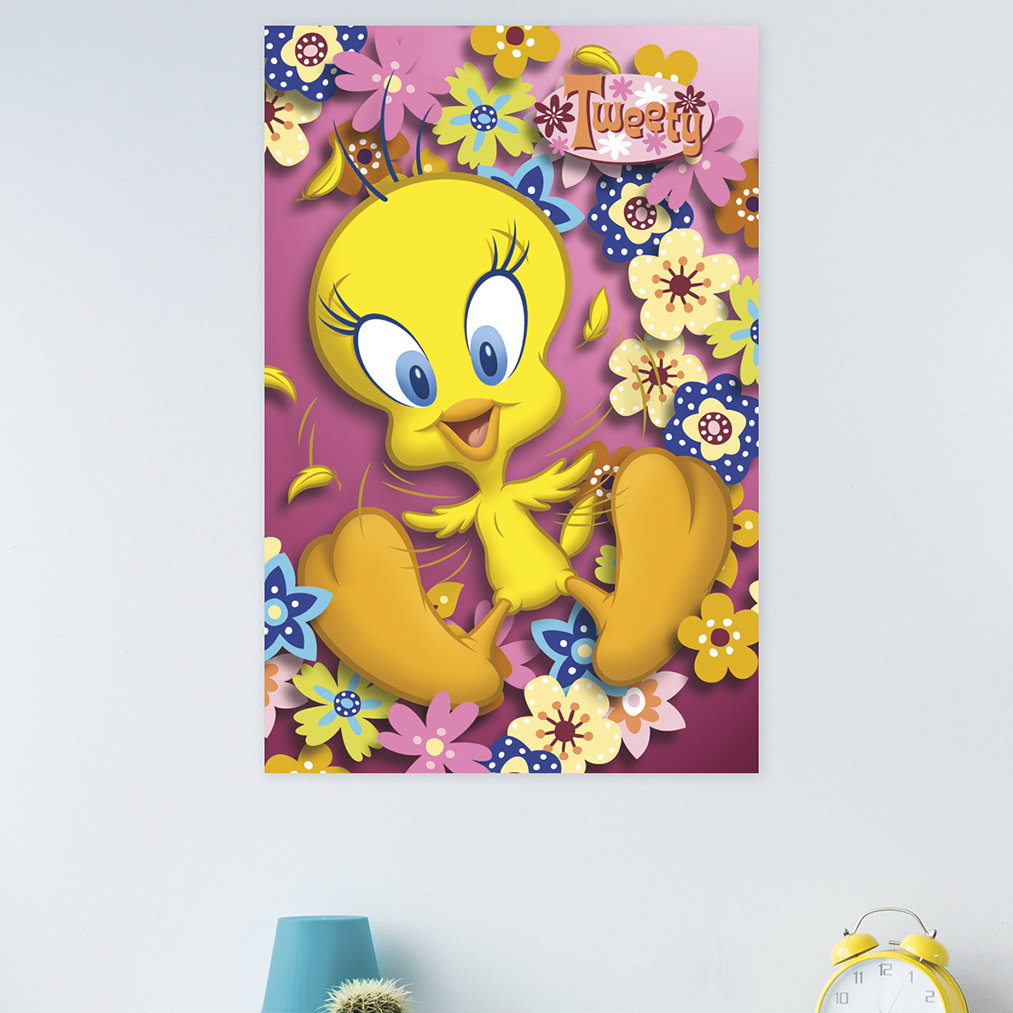 Trends International Tweety Power Paper Print Wayfair trends-international-tweety-power-paper-print-wayfair
